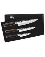 Gourmet White 3-Piece Starter Knife Set (Cook's, Bread & Utility ...