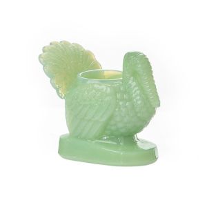 Turkey Toothpick Holder (Jadeite) | Mosser Glass | Everything Kitchens