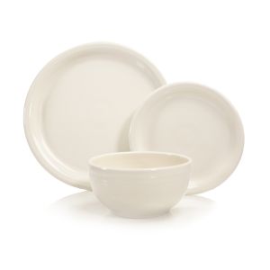 12-Piece Bistro Coupe Dinnerware Set (Service for 4) (Linen) | Fiesta ...