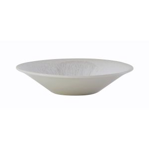 Vuelta 11" Deep Round Dish - Perle (White) | Jars | Everything Kitchens