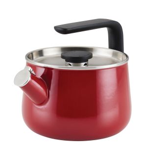 Enameled-on-Steel 2 Quart Tea Kettle (Red) | KitchenAid | Everything ...