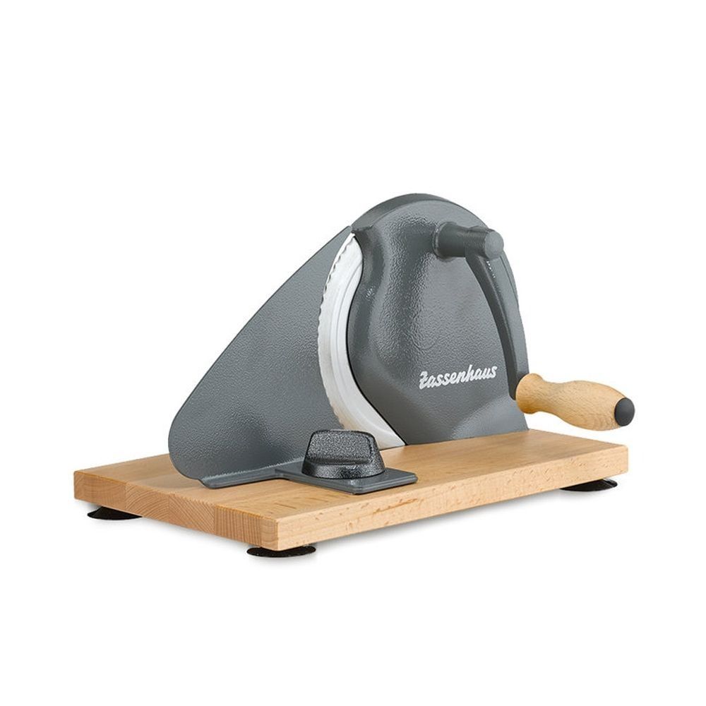 Classic Bread Slicer (Gray) | Zassenhaus | Everything Kitchens