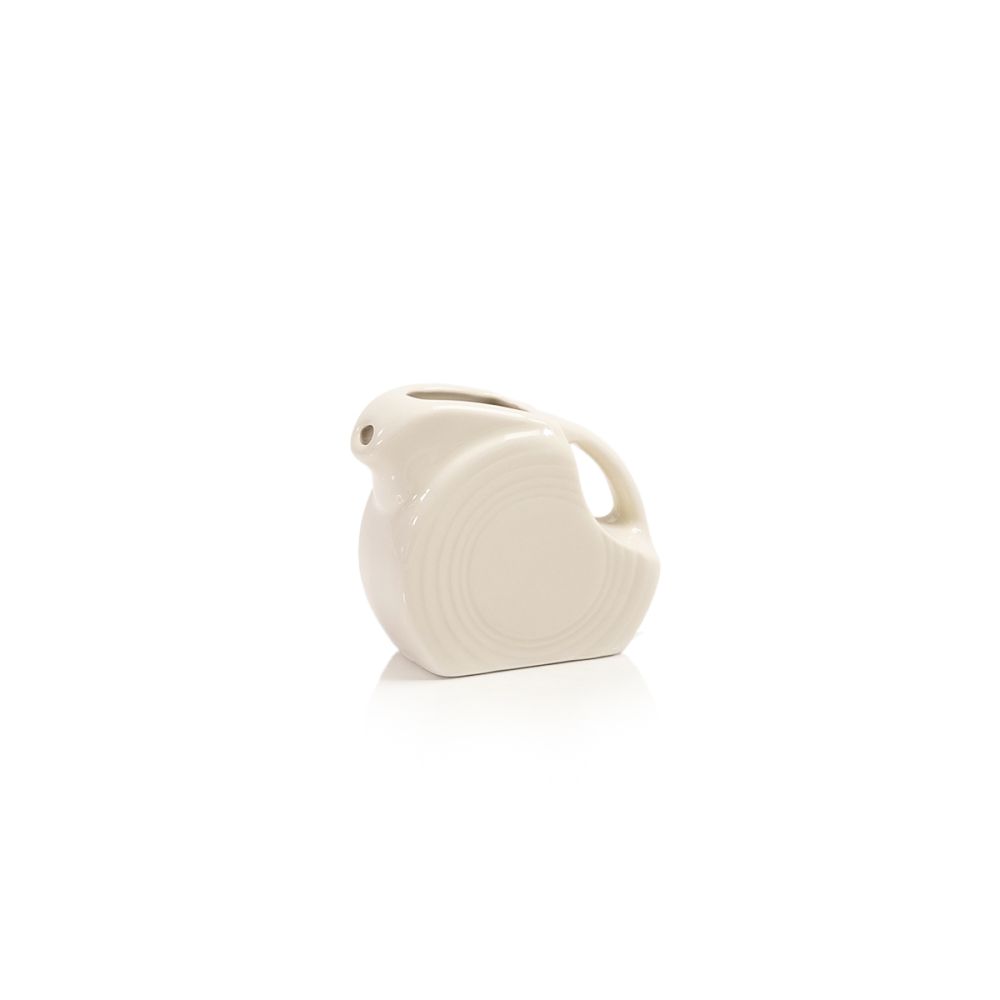 5oz Miniature Disk Pitcher (Linen) | Fiesta® | Everything Kitchens