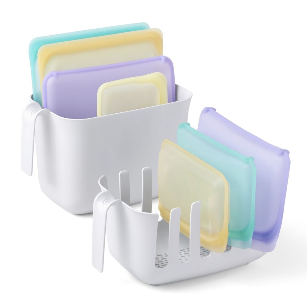 Dry+Store™ Bag Drying Rack and Bin Set | YouCopia | Everything Kitchens
