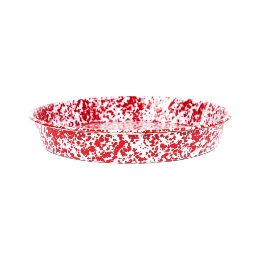 Deep Dish Pizza Pan (Red Marble) | Crow Canyon | Everything Kitchens