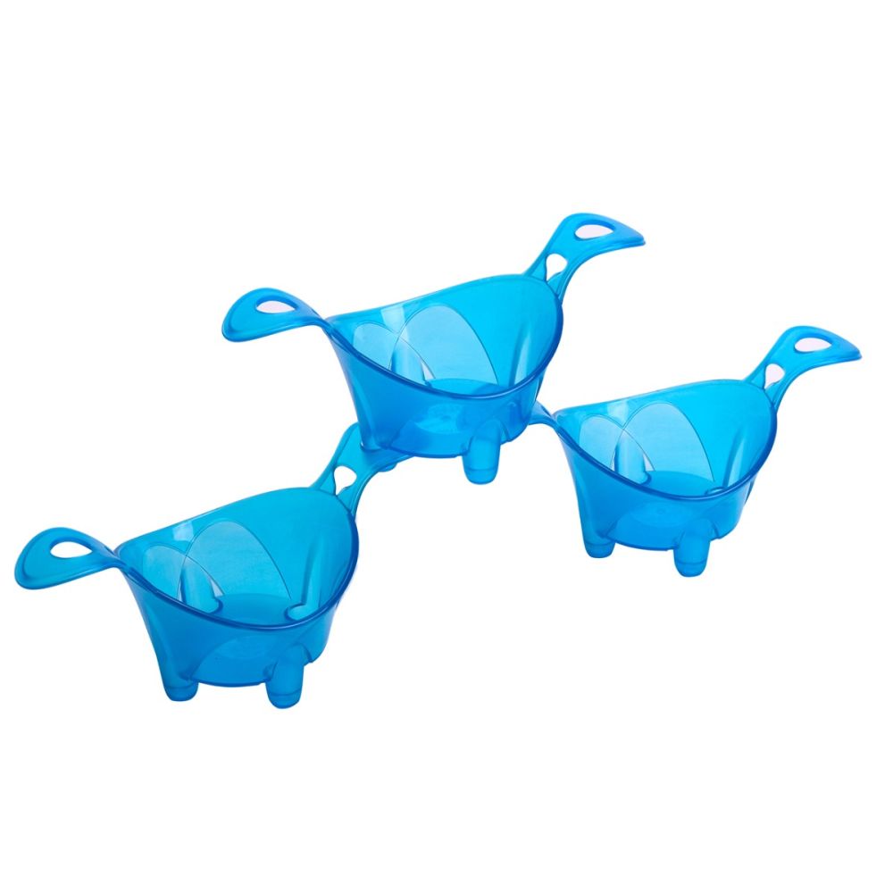 3-Piece Cupcake Stackers - Blue | Gourmac | Everything Kitchens