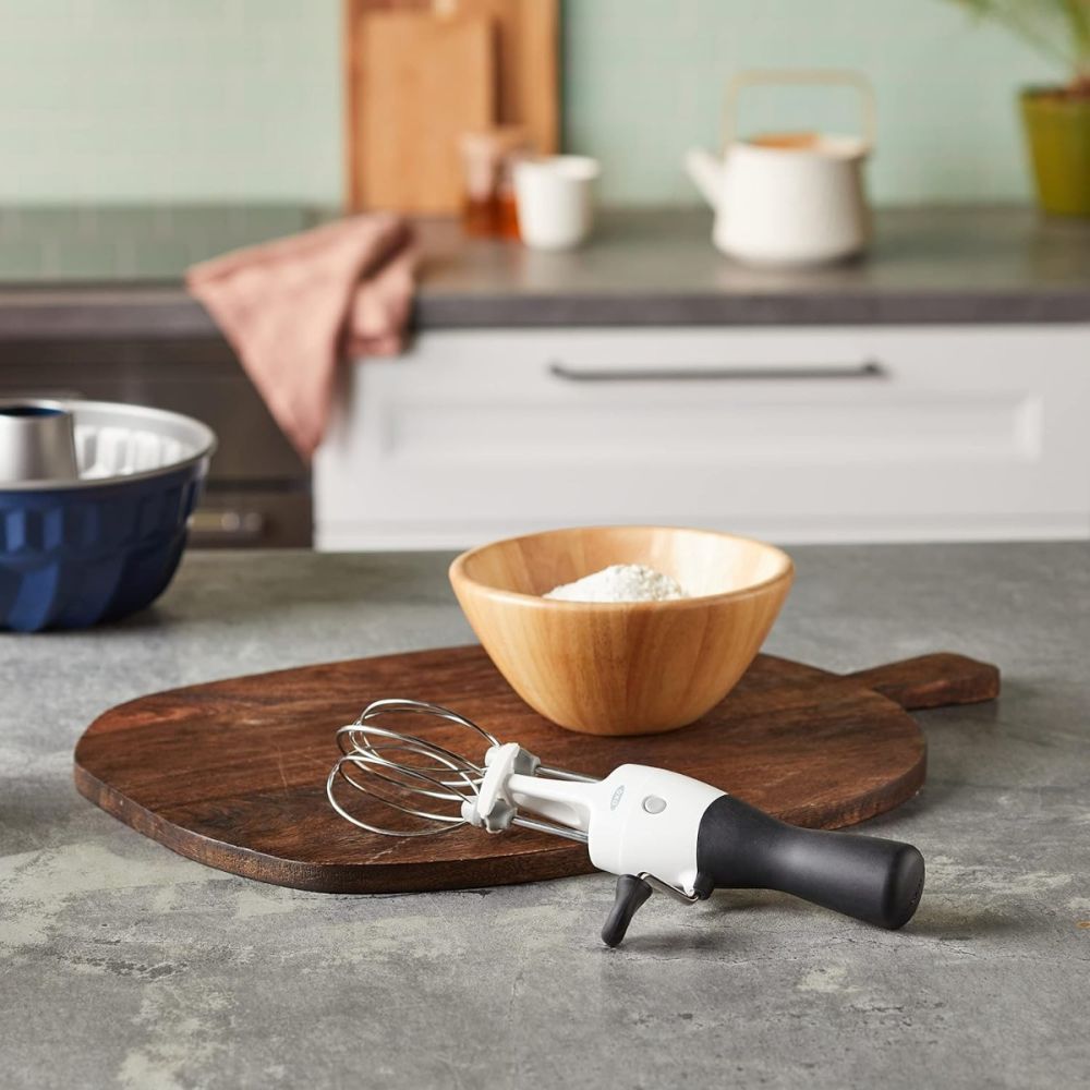 spring loaded egg beater