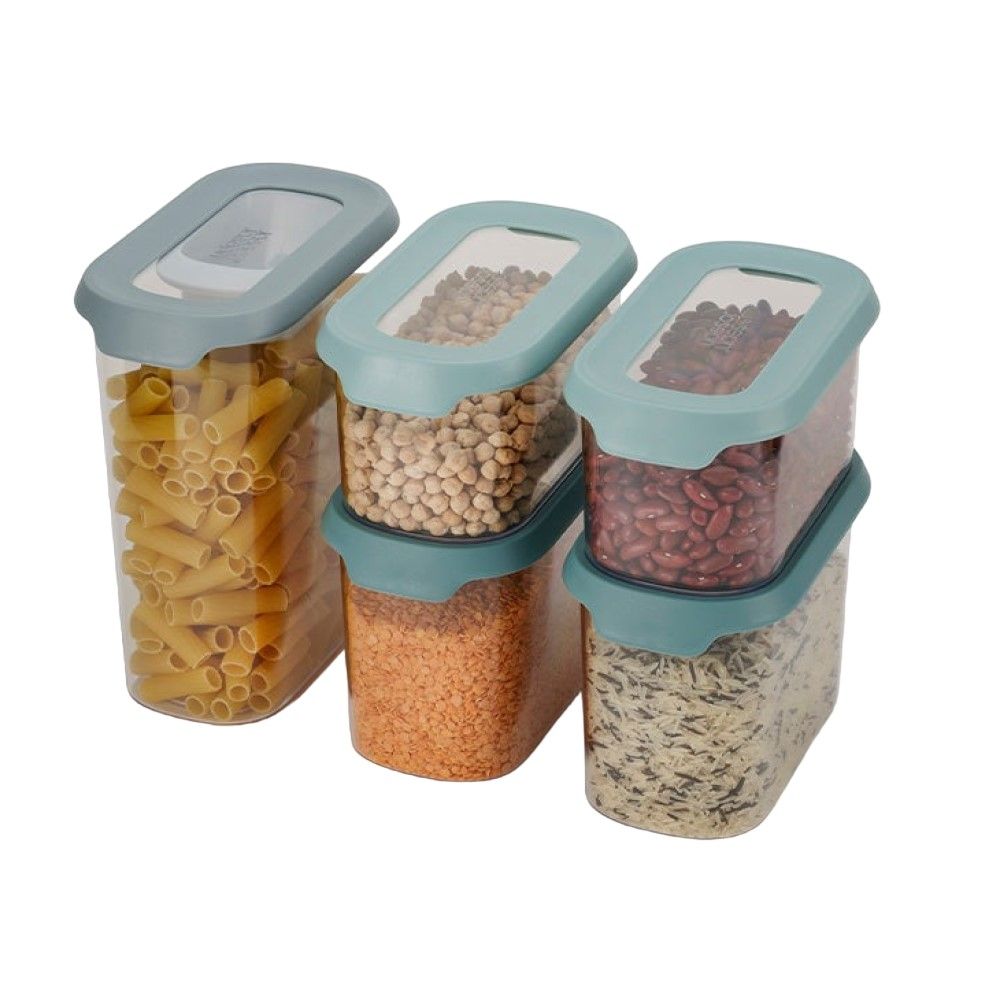 CupboardStore™ 5-Piece In-Cupboard Storage Container Set (Blue ...