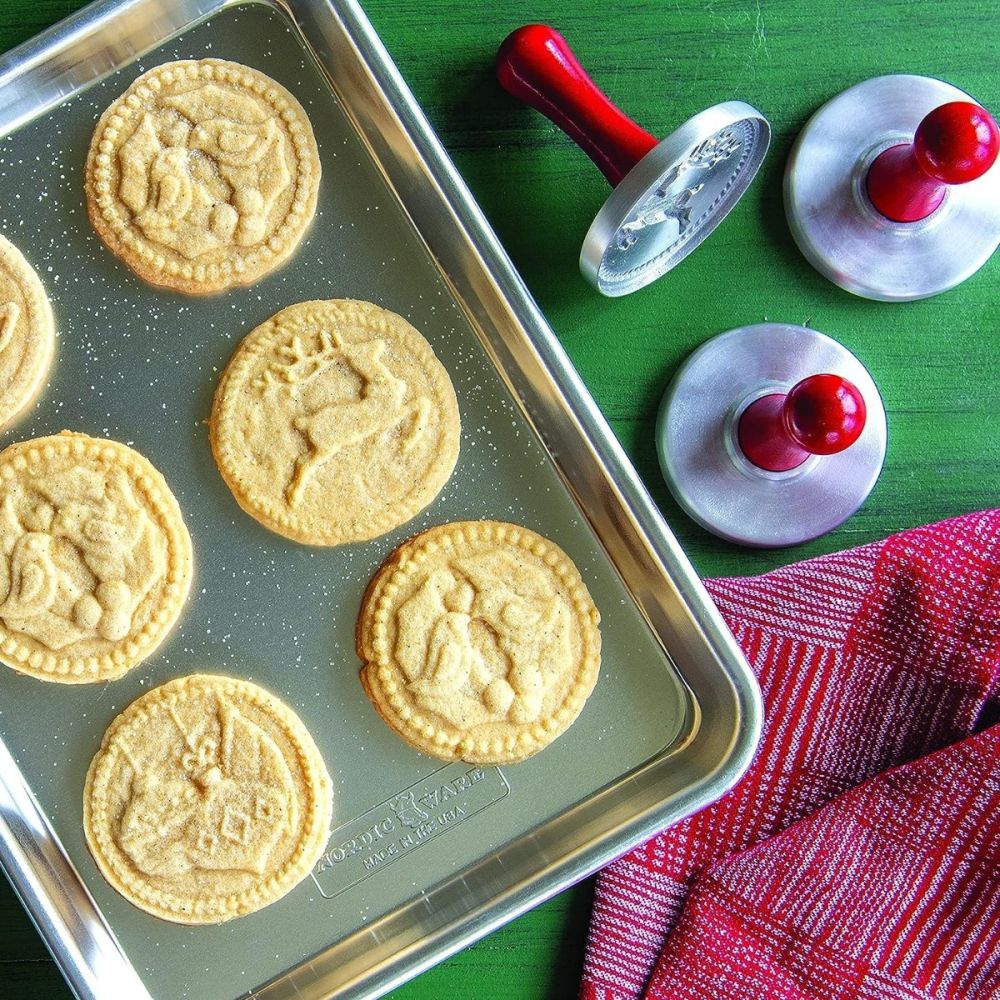Holiday Cookie Stamps | Nordic Ware | Everything Kitchens