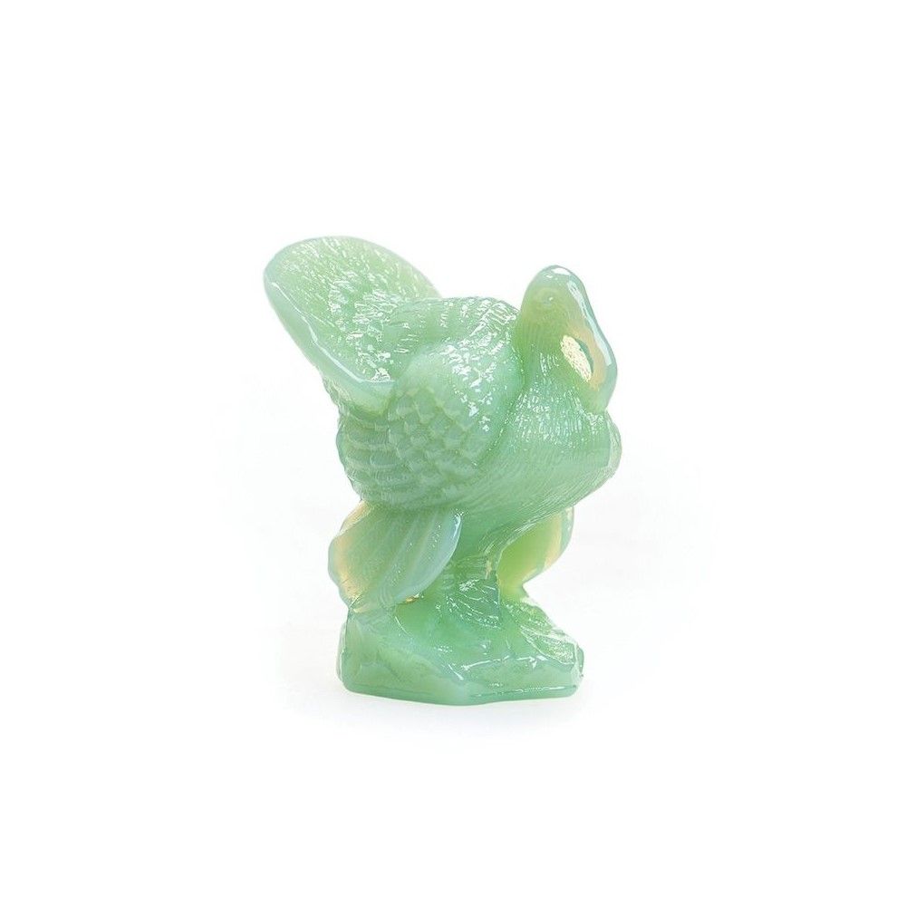 2.5" Turkey Figurine (Jadeite) | Mosser Glass | Everything Kitchens