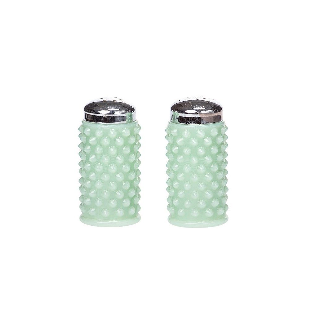 Gigi Collection Salt & Pepper Shaker Set (Jade) | Mosser Glass ...