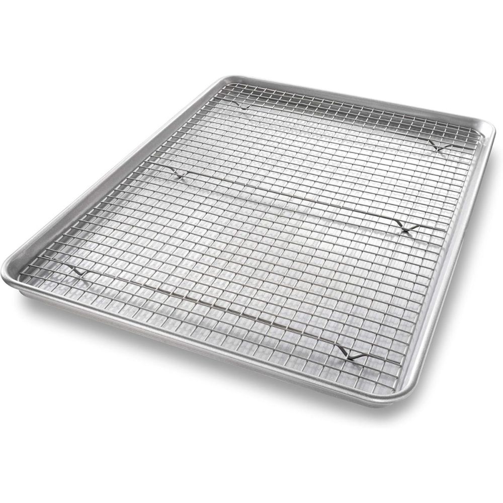Nonstick Extra Large Sheet Pan & Cooling Rack Set | USA Pan ...