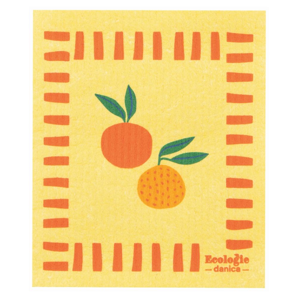 Swedish Sponge Dish Cloth (Citrus Burst) | Ecologie by Danica ...