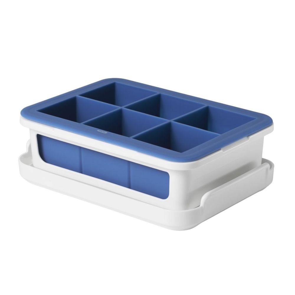 Good Grips Covered Ice Cube Tray - Large Cubes | OXO | Everything Kitchens