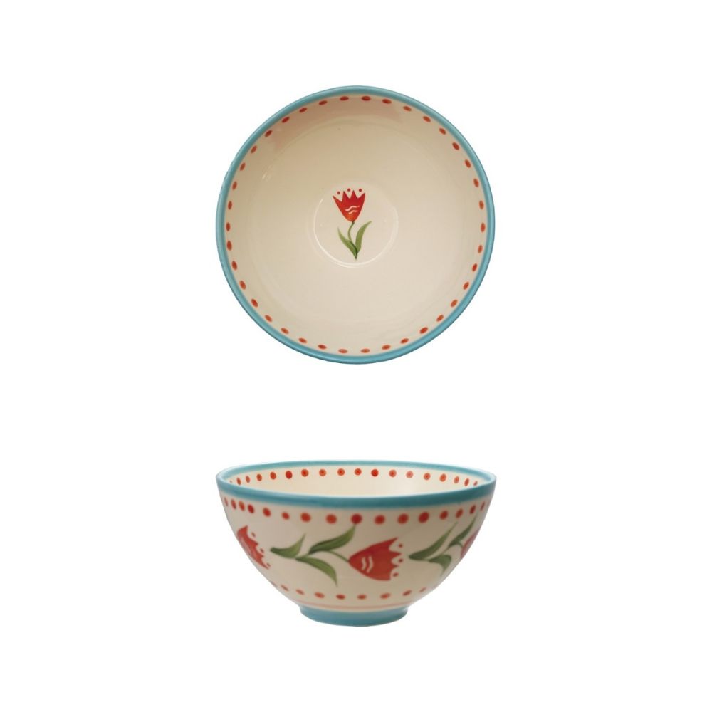 8" Stoneware Bowl (Tulip) | Hazel Mazel | Everything Kitchens