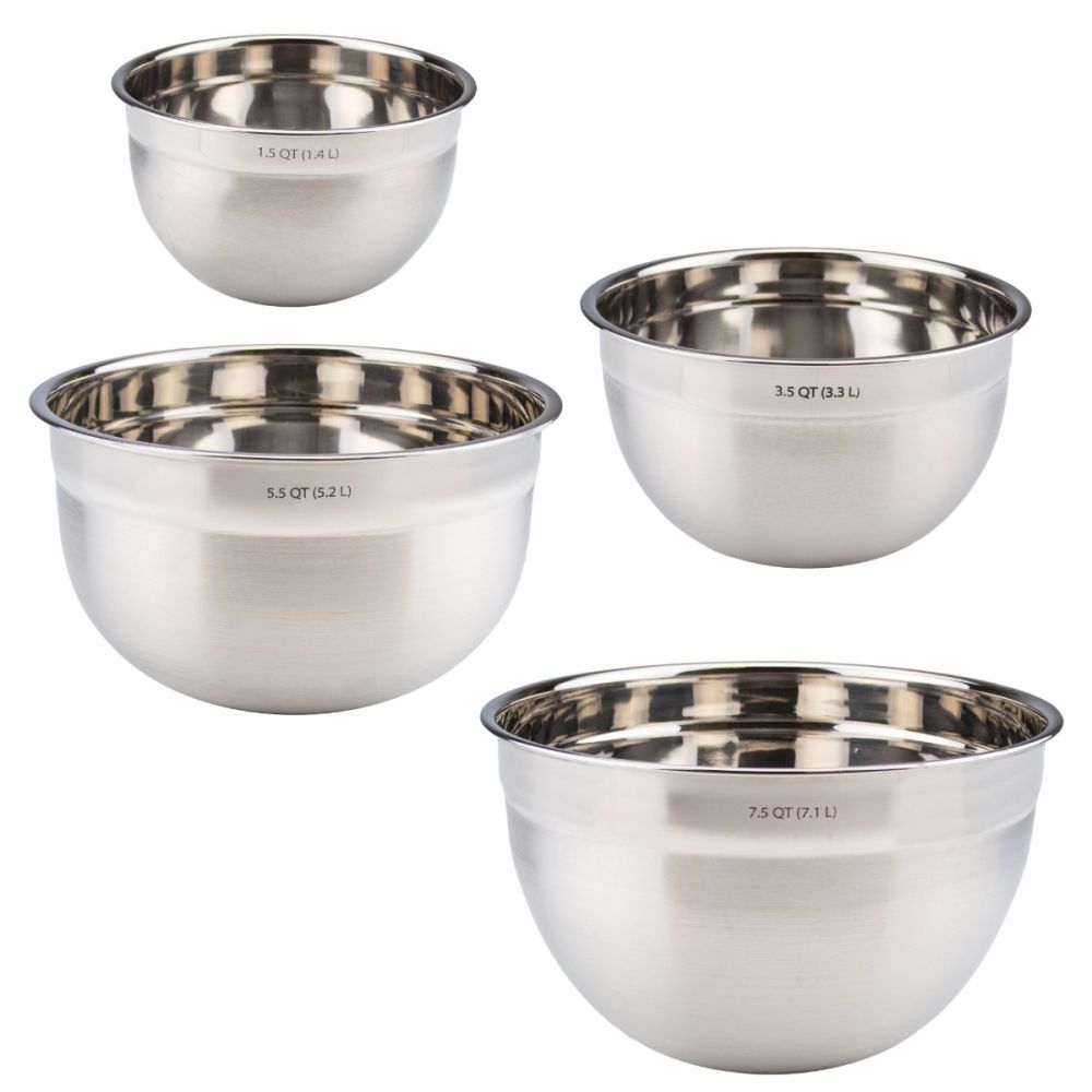 Stainless Steel Mixing Bowls (Set of 4) | Tovolo | Everything Kitchens