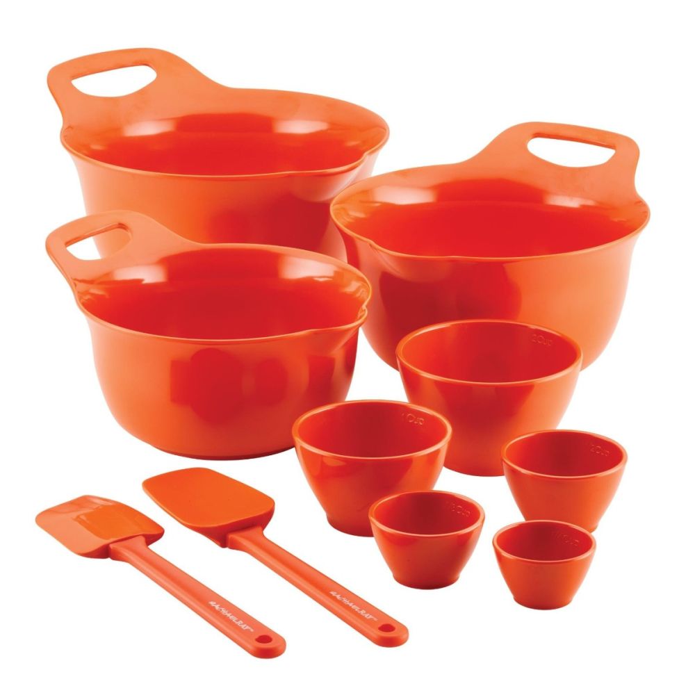 10-Piece Mix, Measure and Utensil Set (Orange) | Rachael Ray ...