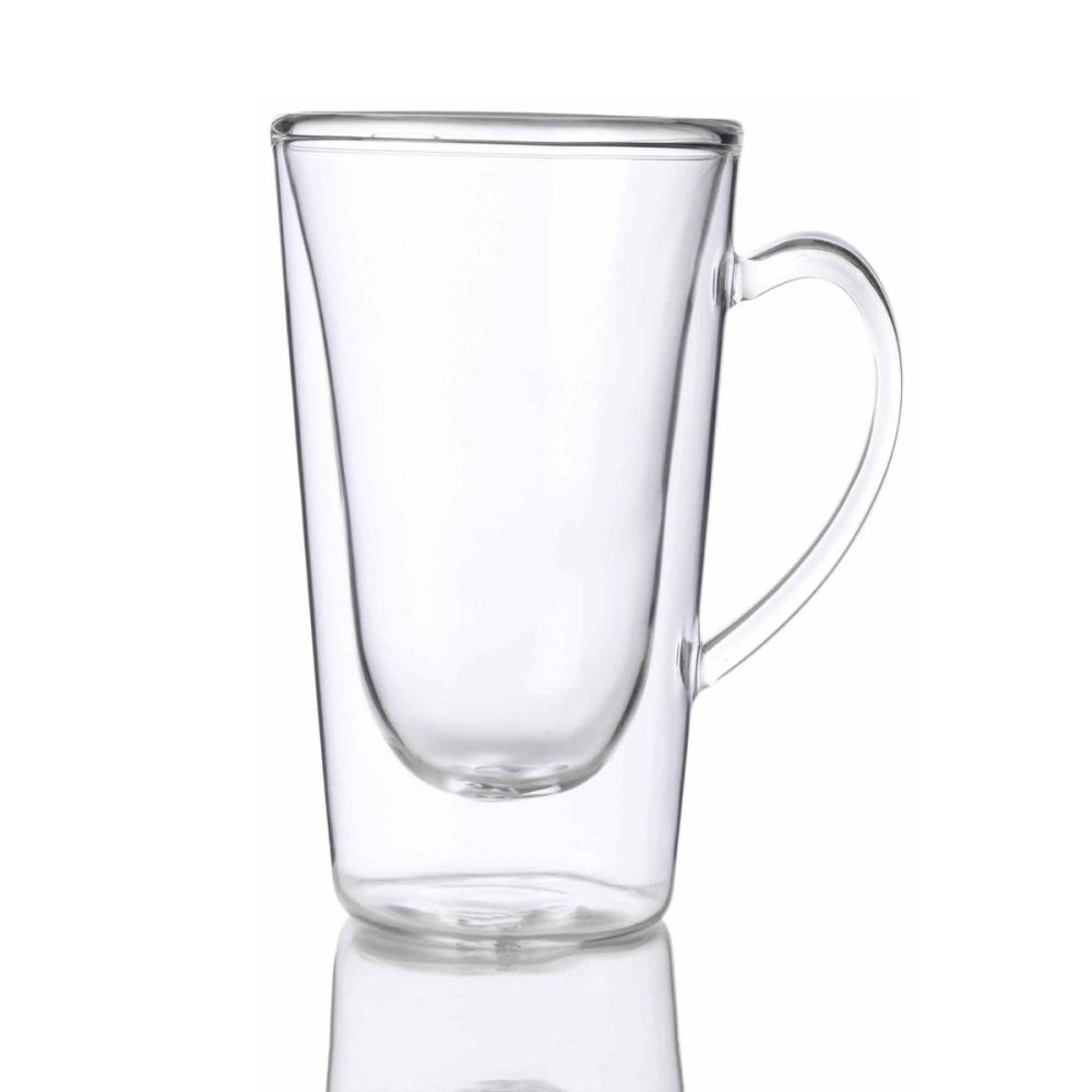 Luigi Bormioli Thermic Glassware: Hot Drink Mug, 14oz (2pk ...