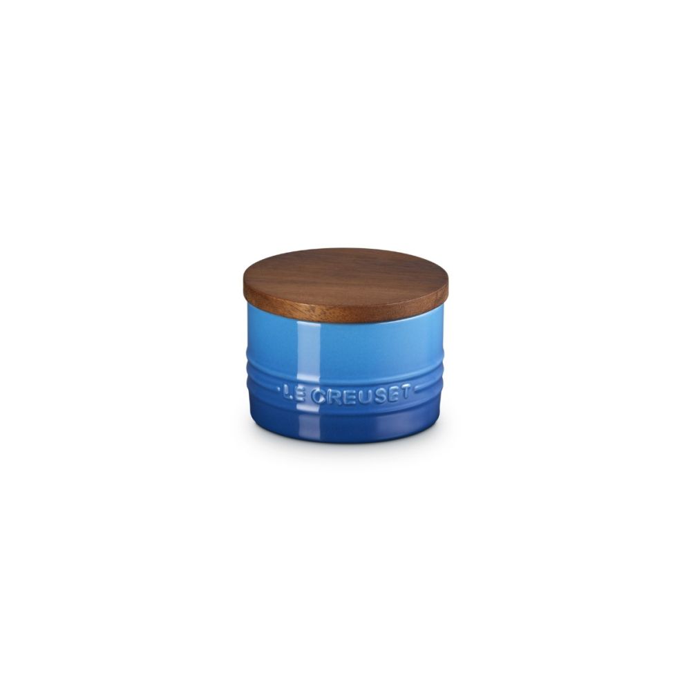 Signature 7oz Stoneware Salt Cellar with Wood Lid (Marseille) | Le ...