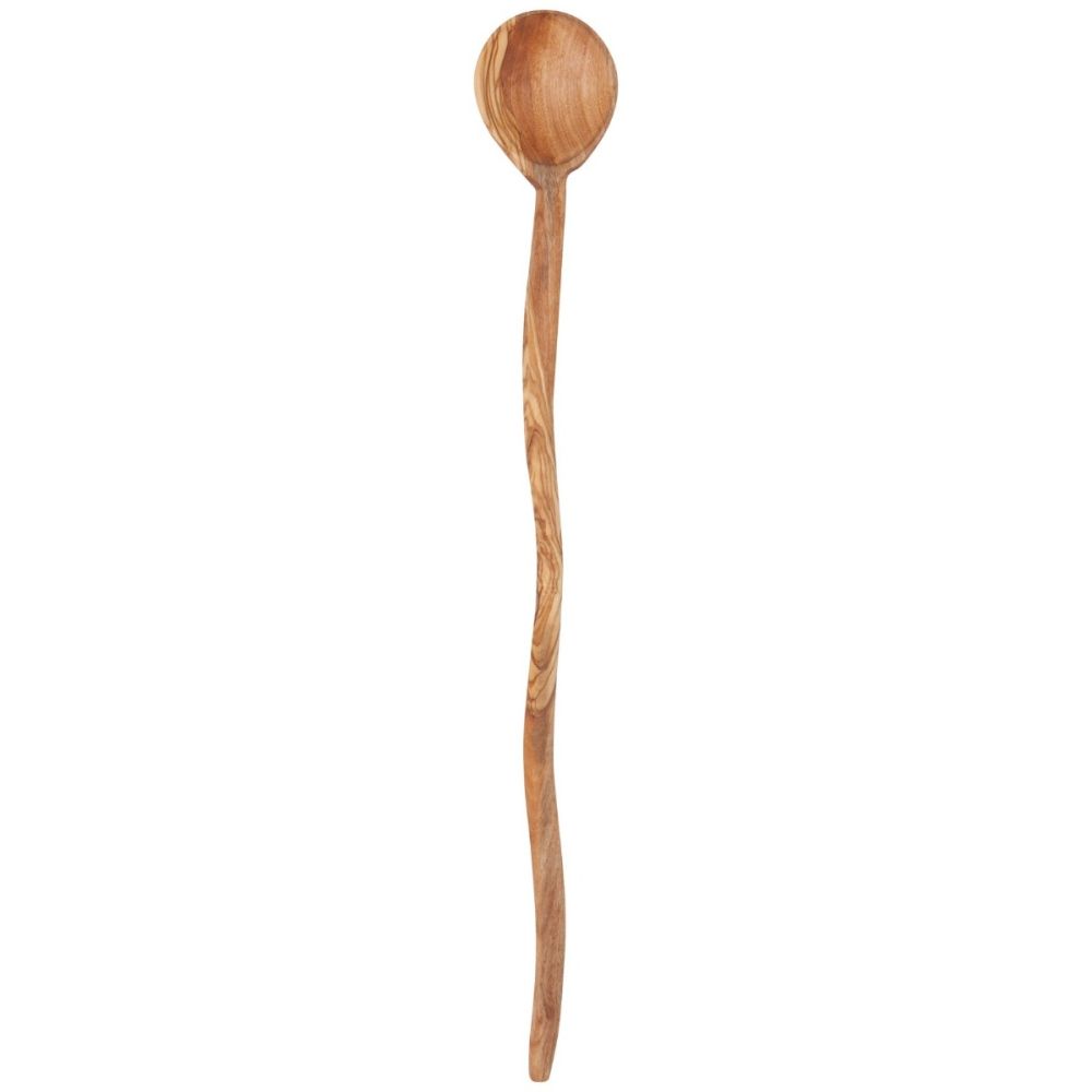 14" Wavy Spoon (Olive Wood) | Danica Heirloom | Everything Kitchens