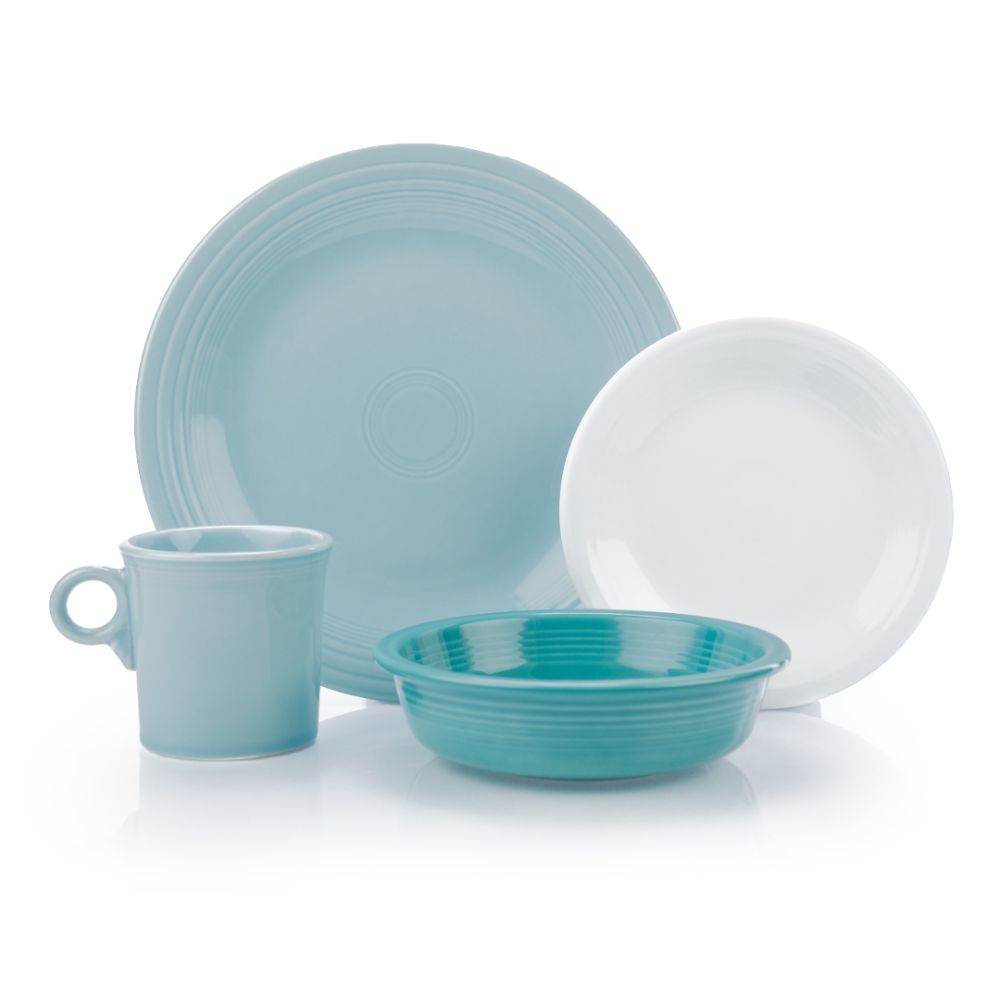 16-Piece Classic Dinnerware Set (Coastline) | Fiesta® | Everything Kitchens