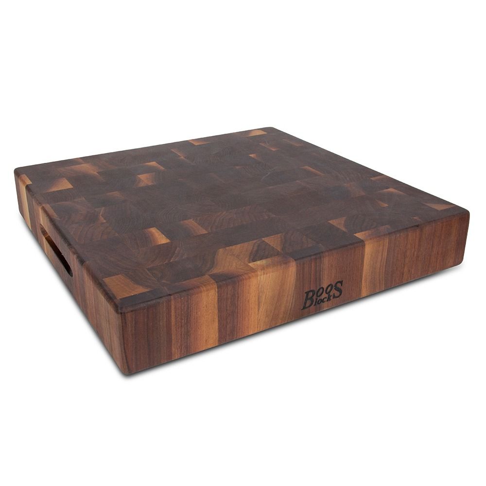 18 x 3 End Grain Chopping Block in Walnut John Boos Everything Kitchens