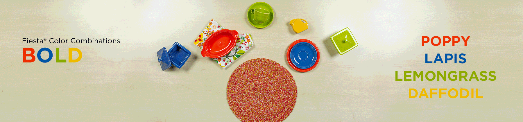 Bold | Fiesta® Color Combinations | Everything Kitchens