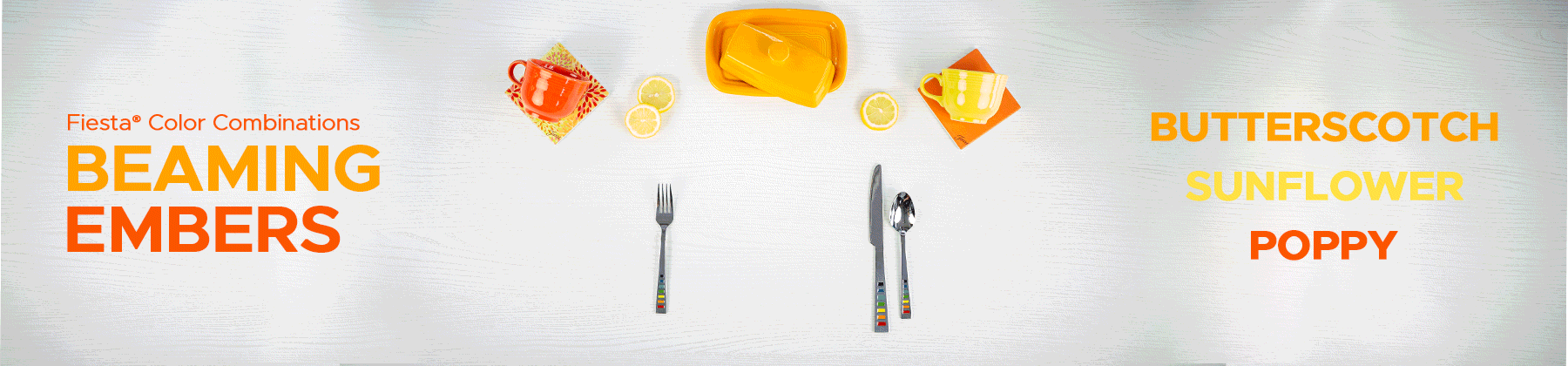 Beaming Embers | Fiesta® Color Combinations | Everything Kitchens