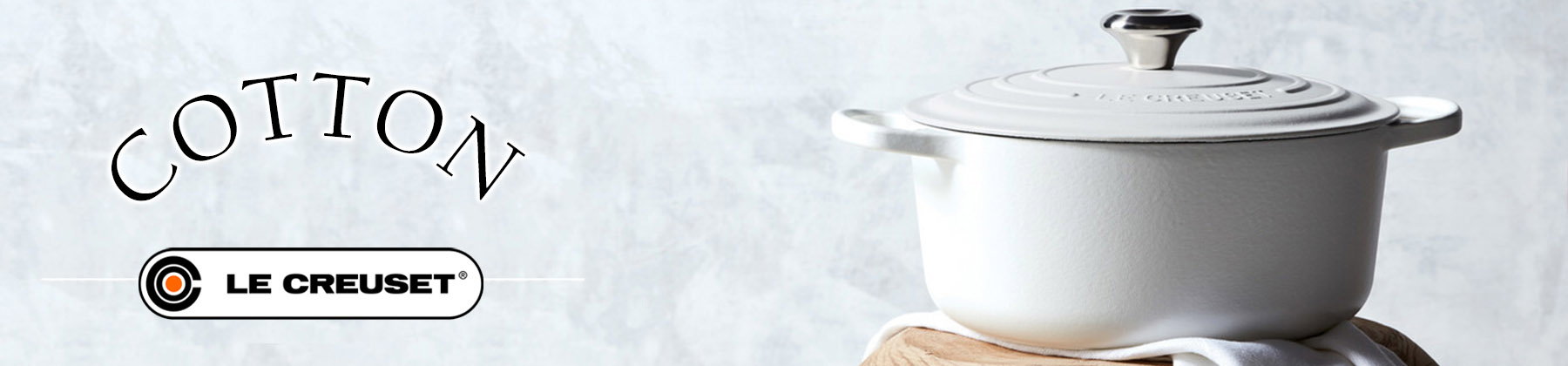Le Creuset Cotton Vs White